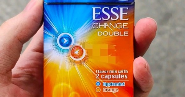 Original 10 Packs Korea Esse Change Double Shot Hard Pack Slim Straight ...